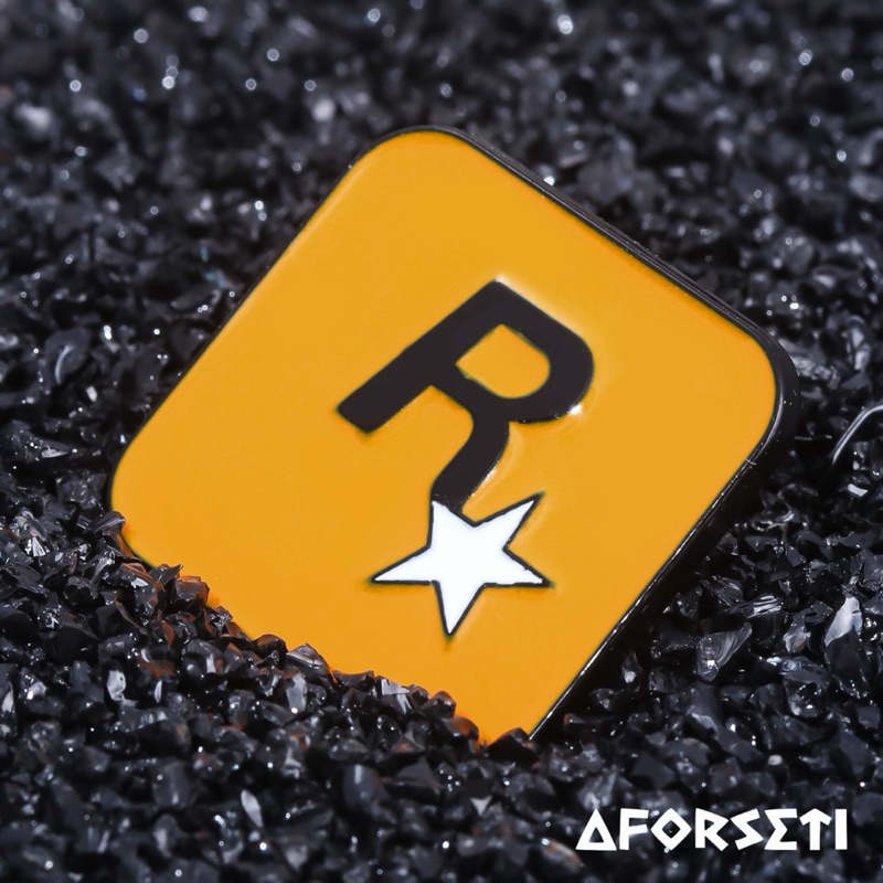 Jual PIN ENAMEL “ROCKSTAR” BROS PIN / BROOCH / PIN COUPLE / PIN ...
