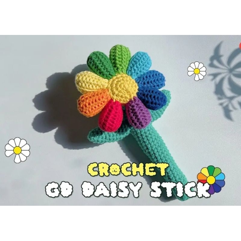 Jual HANDMADE G DRAGON CROCHET DAISY LIGHTSTICK/LIGHTSTICK GDRAGON ...