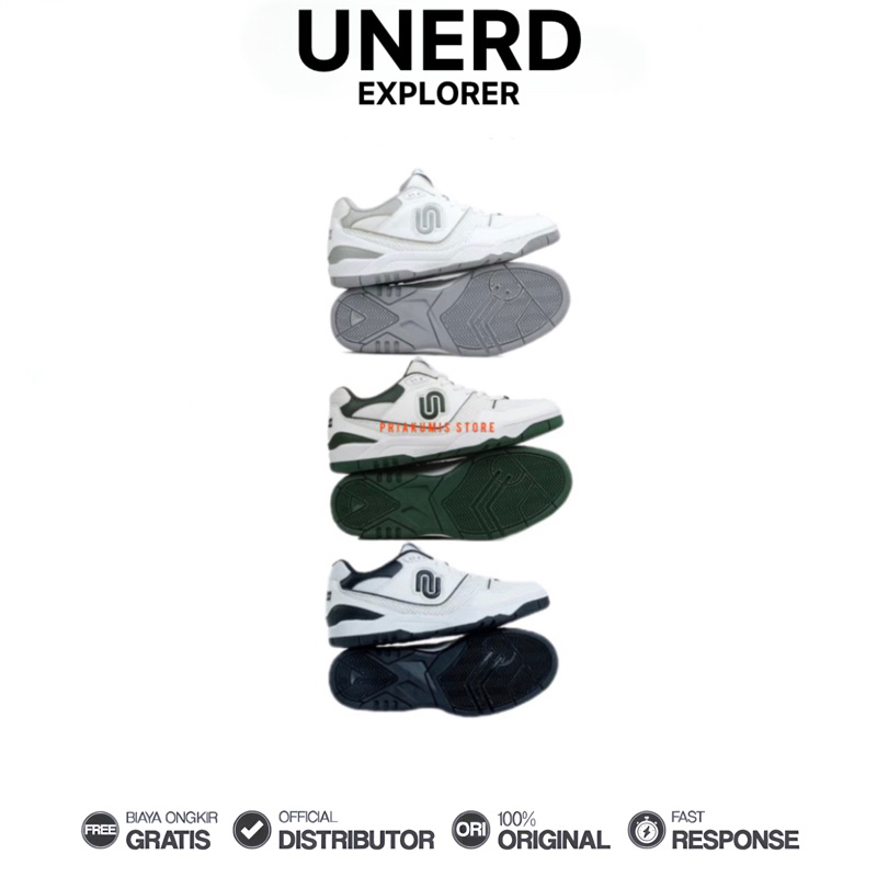 Jual Unerd - Sepatu Explorer Sneakers Casual Unisex Wanita Pria ...