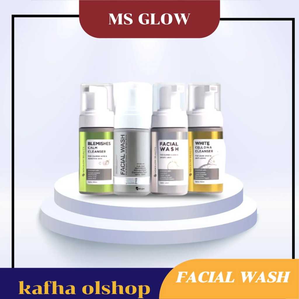 Jual MS GLOW FACIAL WASH / SABUN PEMBERSIH WAJAH MS GLOW BPOM | Shopee ...