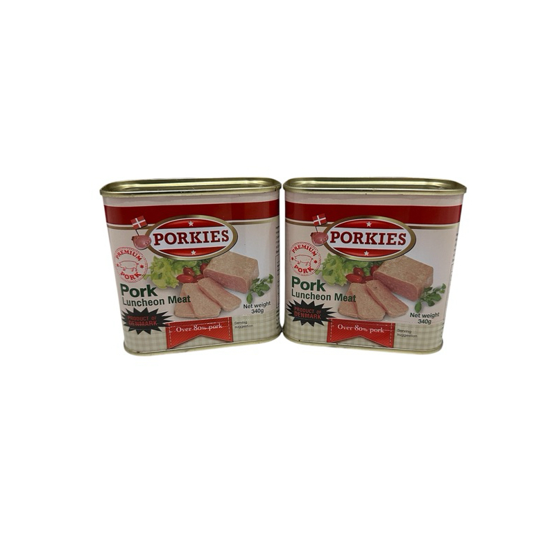Jual Porkies Pork Luncheon Meat ~ Porkies Daging Babi Dalam Kaleng / Ng ...