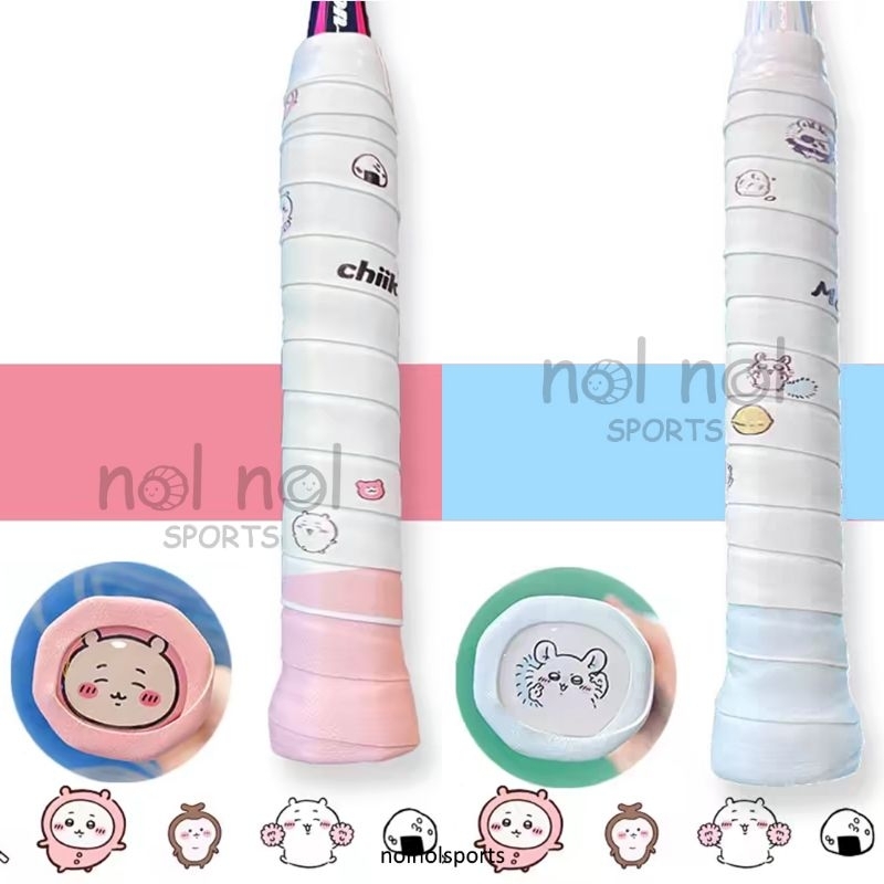 Jual NNS overgrip grip raket badminton tenis lucu karakter kartun ...
