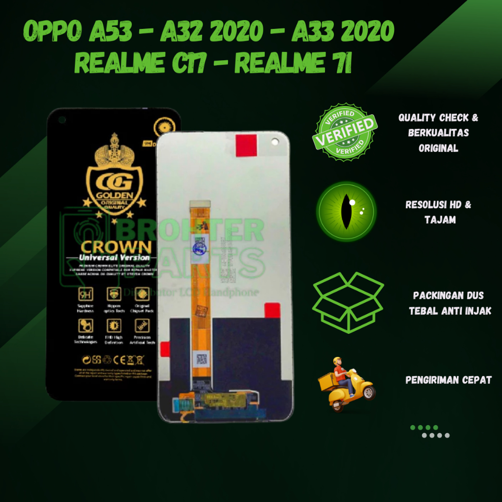 Jual LCD OPPO A53 CPH2127 / A32 / A53S/ A33 2020 - REALME 7i / C17 TOUCHSCREEN FULLSET COMPLETE ...