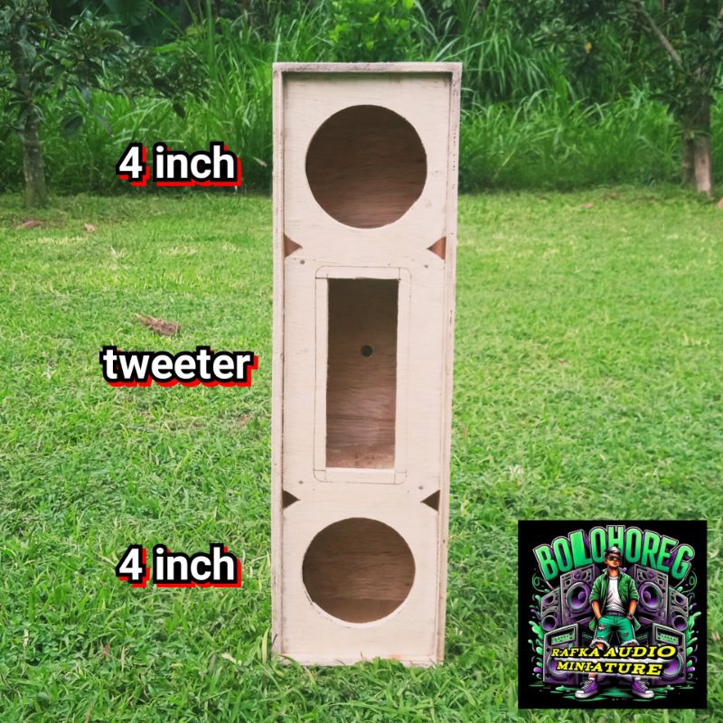 Jual box speaker 4 inch double dengan tweeter | Shopee Indonesia