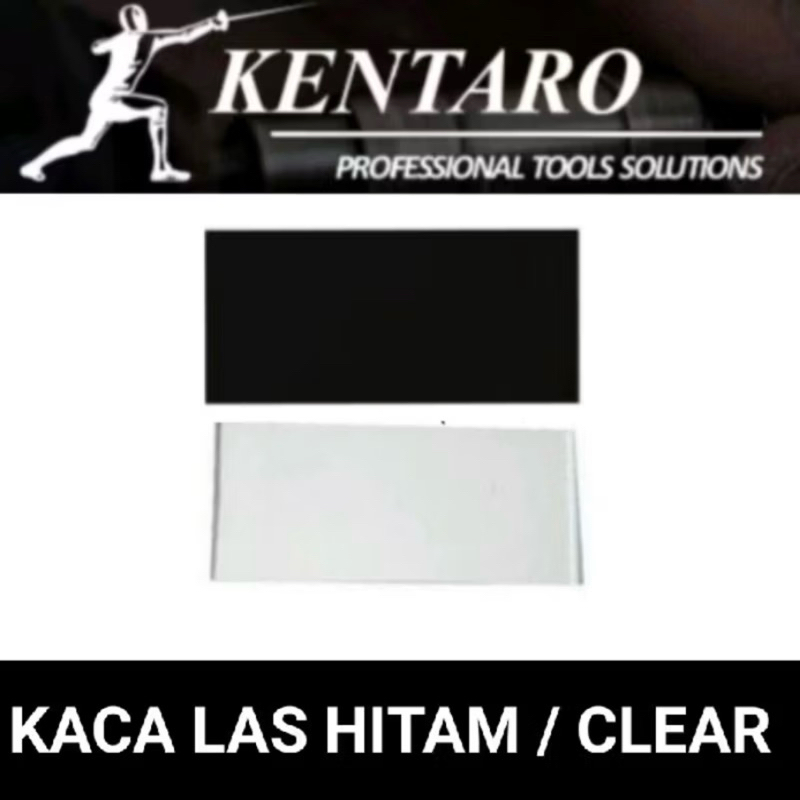 Jual KENTARO — KACA LAS HITAM/DIN 11-12 CLEAR 108x50x3mm | Shopee Indonesia