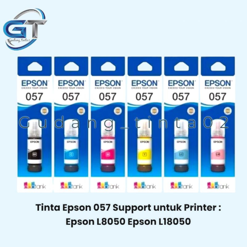 Jual TINTA EPSON 057 BLACK AND COLOR ORIGINAL UNTUK TIPE PRINTER EPSON ...