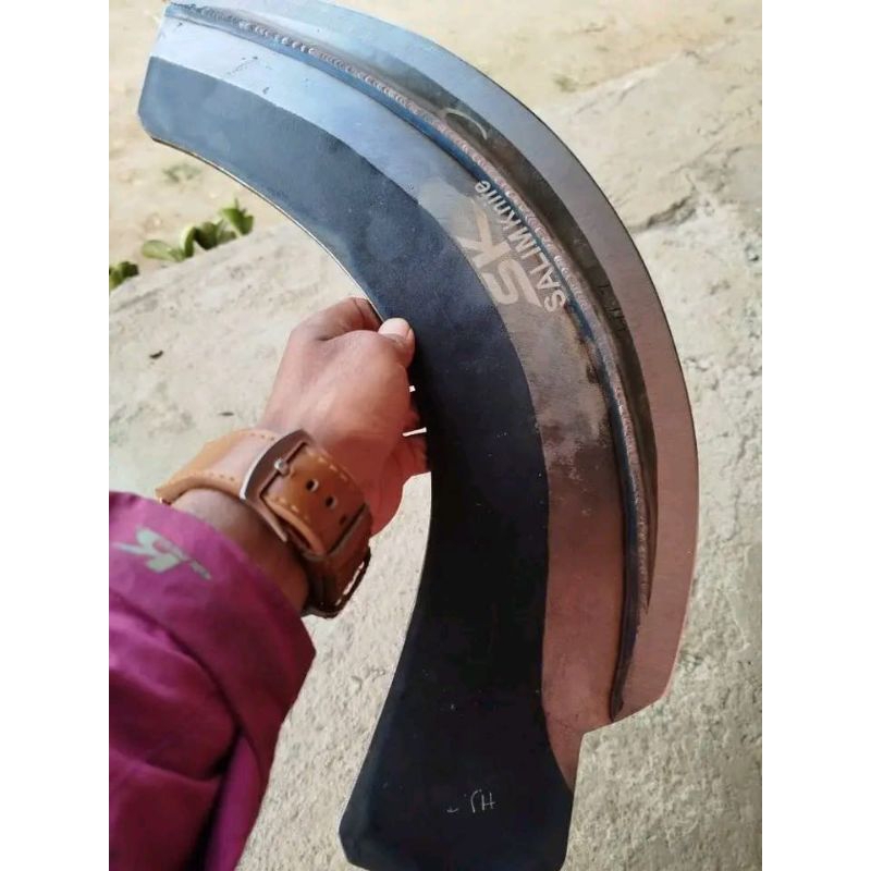 Jual Pisau Rajang Model Bulan ( Sambungan Baja HSS Jermani) | Shopee ...