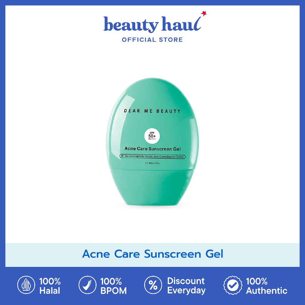 Jual Dear Me Beauty Acne Care Sunscreen Gel | Shopee Indonesia