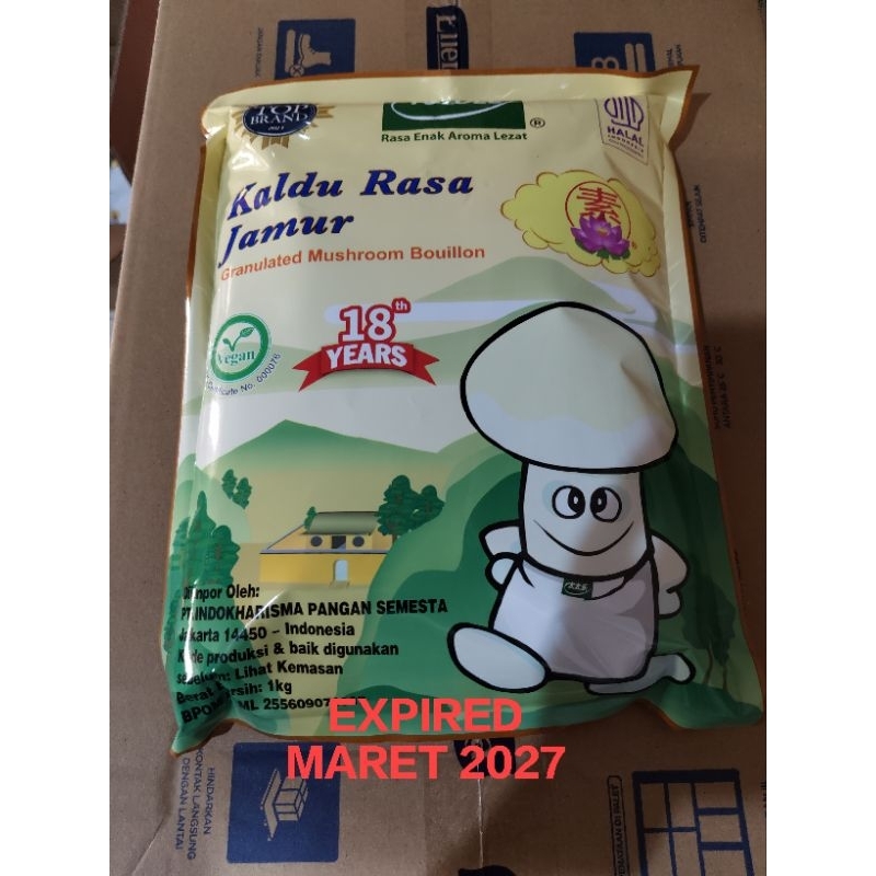 Jual Totole kaldu Jamur 1 kg penyedap rasa kaldu Jamur Vegetarian ...