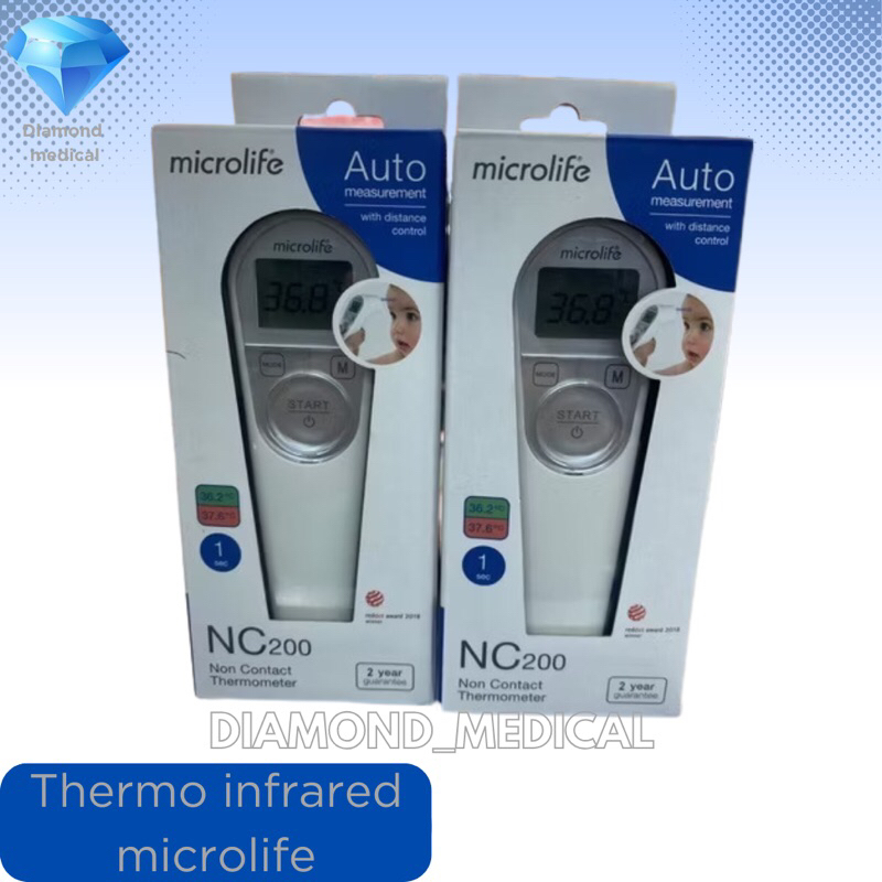 Jual thermometer infrared microlife non contact NC200 | Shopee Indonesia