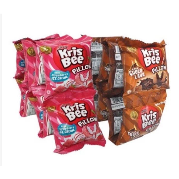 Jual SNACK PILLOW KRISBEE / 1 RENCENG ISI 10 PCS | Shopee Indonesia
