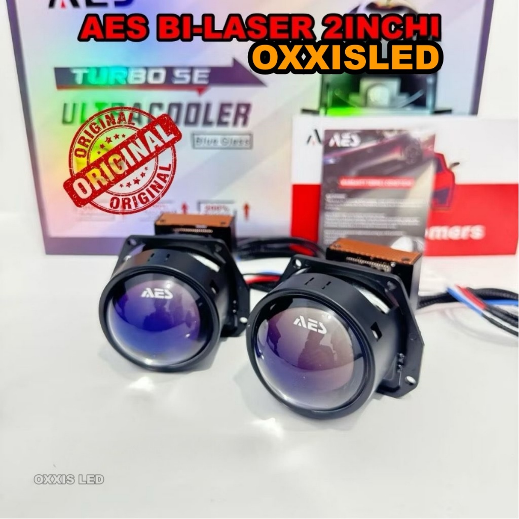 Jual Aes BI-laser Ultra 2 inch Projector Biled Turbo Se AES Turbo ...