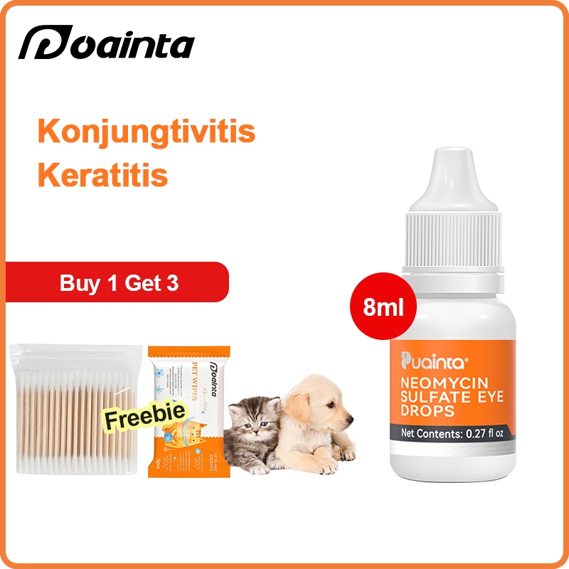 Jual PUAINTA 8ml/botol Tetes Mata untuk Kucing dan Anjing ...