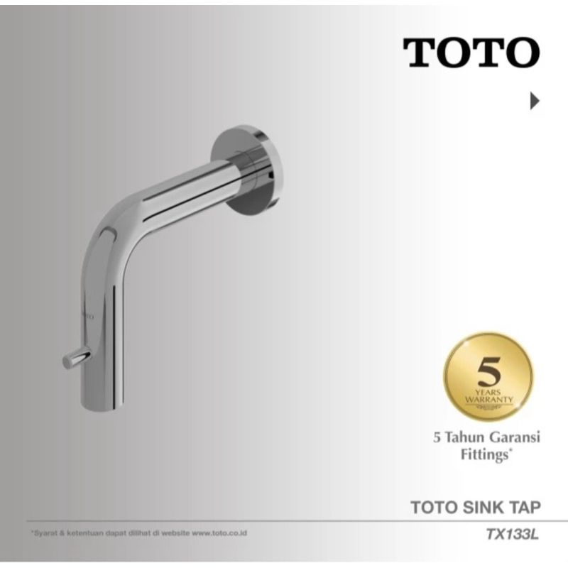 Jual TOTO Lavatory Faucet TX 133 L / Kran Wastafel TOTO TX133L | Shopee ...