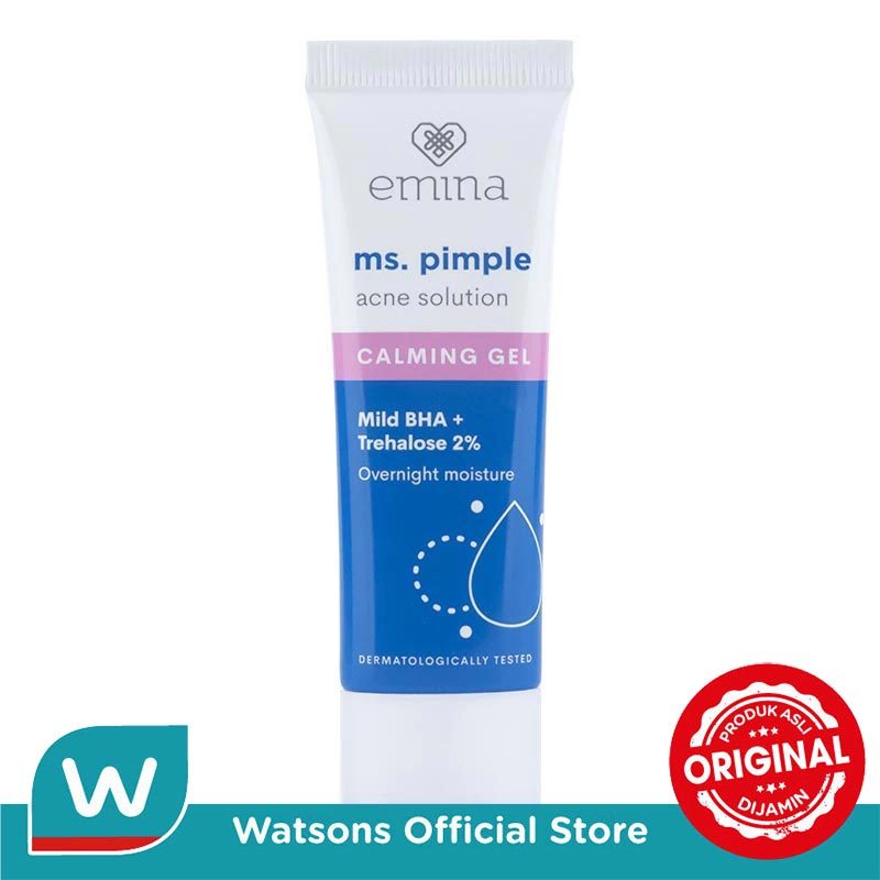 Jual Emina Ms. Pimple Acne Solution Calming Gel 20ml | Shopee Indonesia