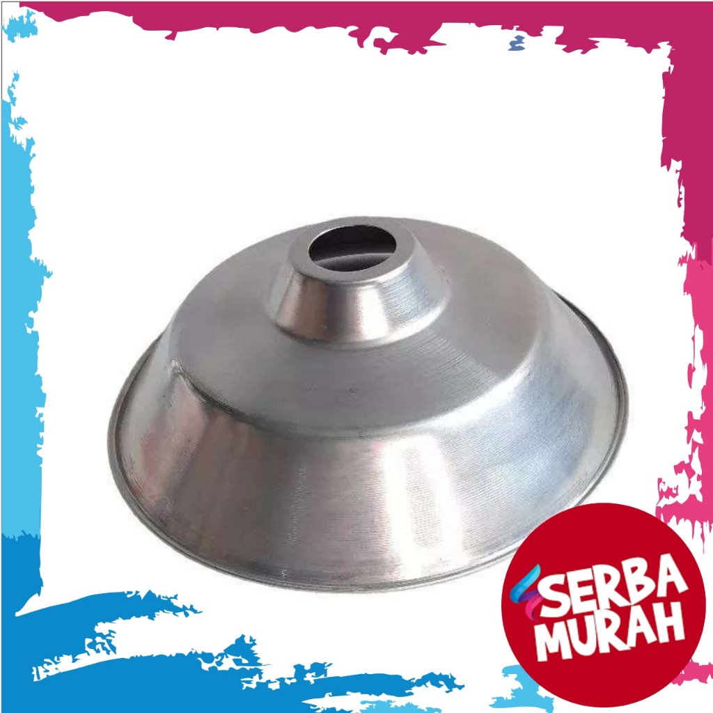 Jual Kop Kap Topi Lampu Allumunium Silver Stainless WD E 27 | Shopee ...