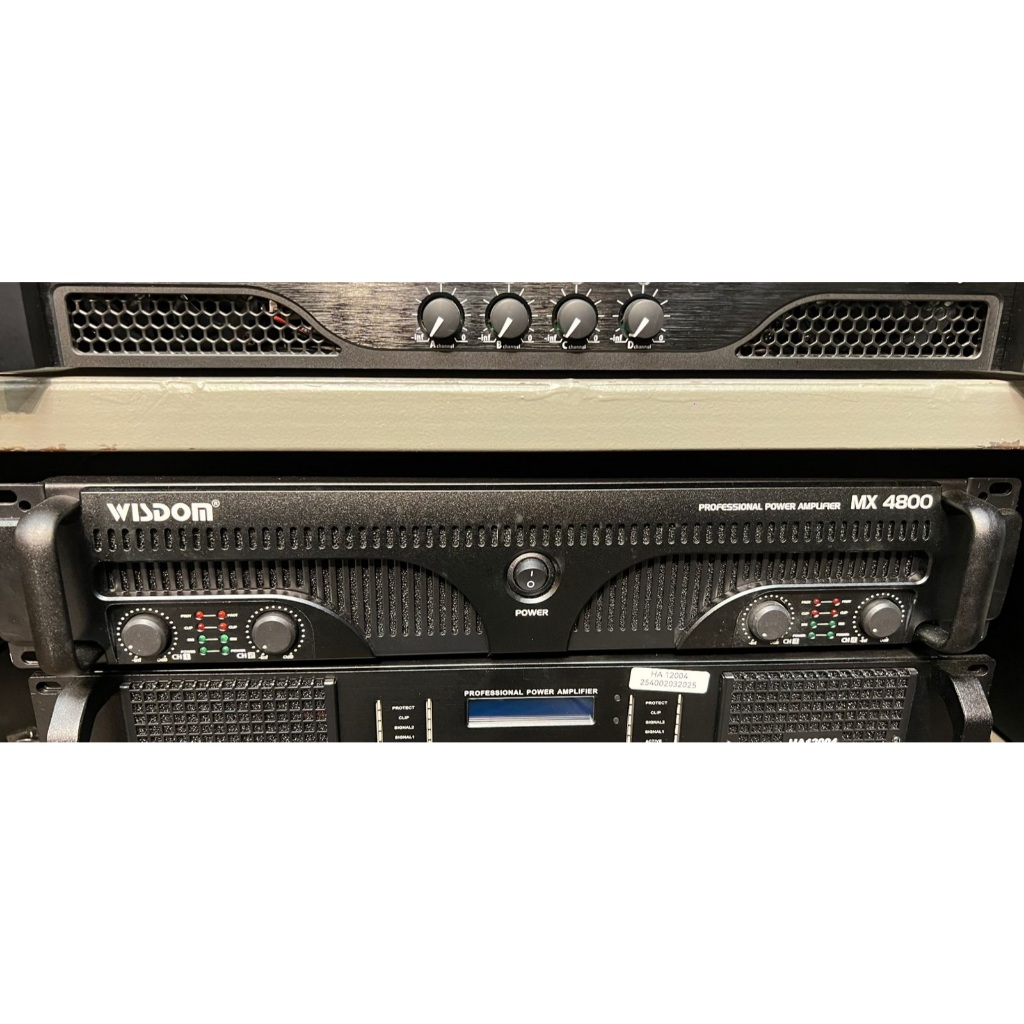 Jual Wisdom MX4800 Power 4-Channel Power Amplier Wisdom MX-4800 Power ...