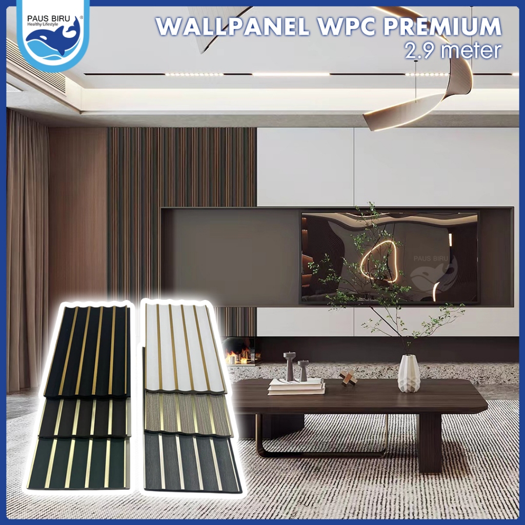 Jual Paus Biru - Wallpanel WPC (PREMIUM ) 2.9 meter PS Foam Grille Panel Dinding Dekoratif ...