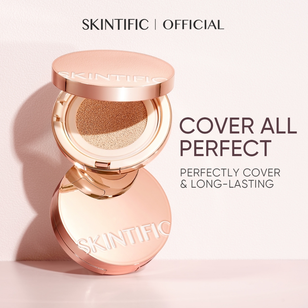 Jual [SKINTIFIC AUTHORIZED] SKINTIFIC Cover All Perfect Cushion 11ml ...