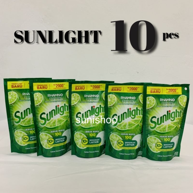 Jual PAKET HEMAT (10 pcs) SUNLIGHT 2000 an | Shopee Indonesia