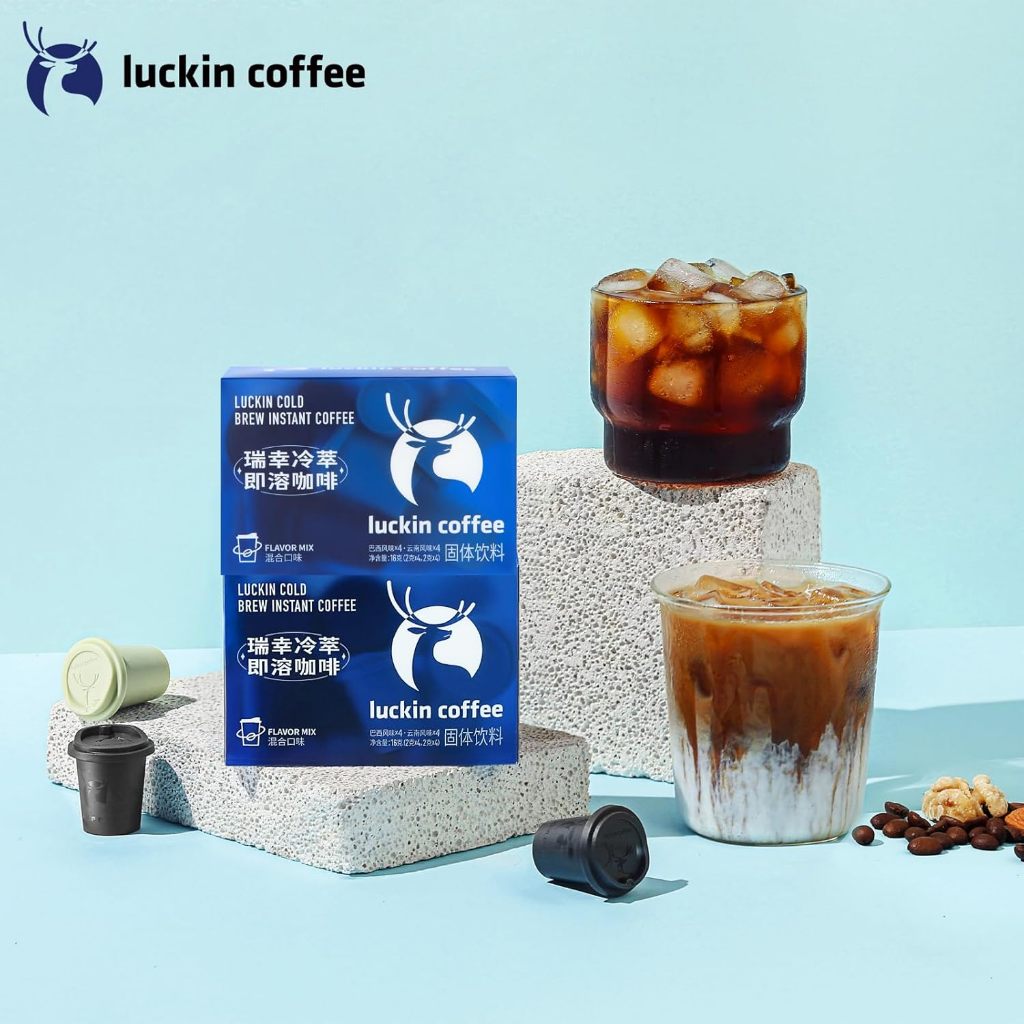 Jual Luckin Coffee Instant Kopi Cold Brew Arabica instan ecer | Shopee ...