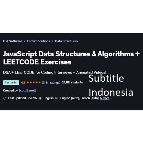 Jual Course JavaScript DSA & LEETCODE for Coding Interviews | Shopee ...