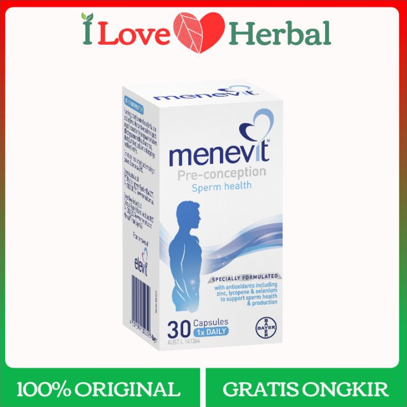 Jual Menevit 30 Kapsul - Male Fertility Supplement Terbaik original ...