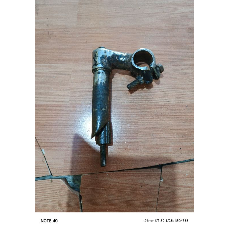 Jual stem sepeda balap jadul 22,2 besi second | Shopee Indonesia
