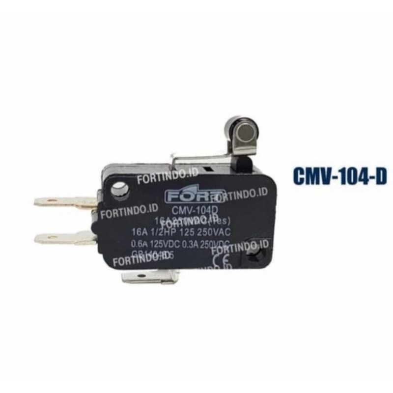 Jual Micro Switch CMV-104-D Saklar Sensor Limit Switch FORT | Shopee ...