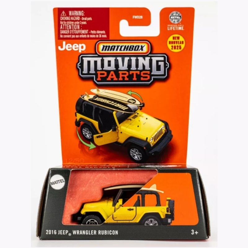 Jual Jeep Wrangler Rubicon Matchbox Moving Parts | Shopee Indonesia