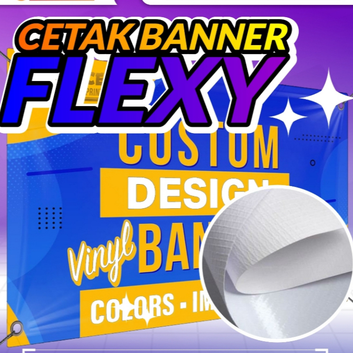 Jual Cetak Banner Murah Frontlite Bahan Flexi 280gr Spanduk Backdrop Custom | Shopee Indonesia