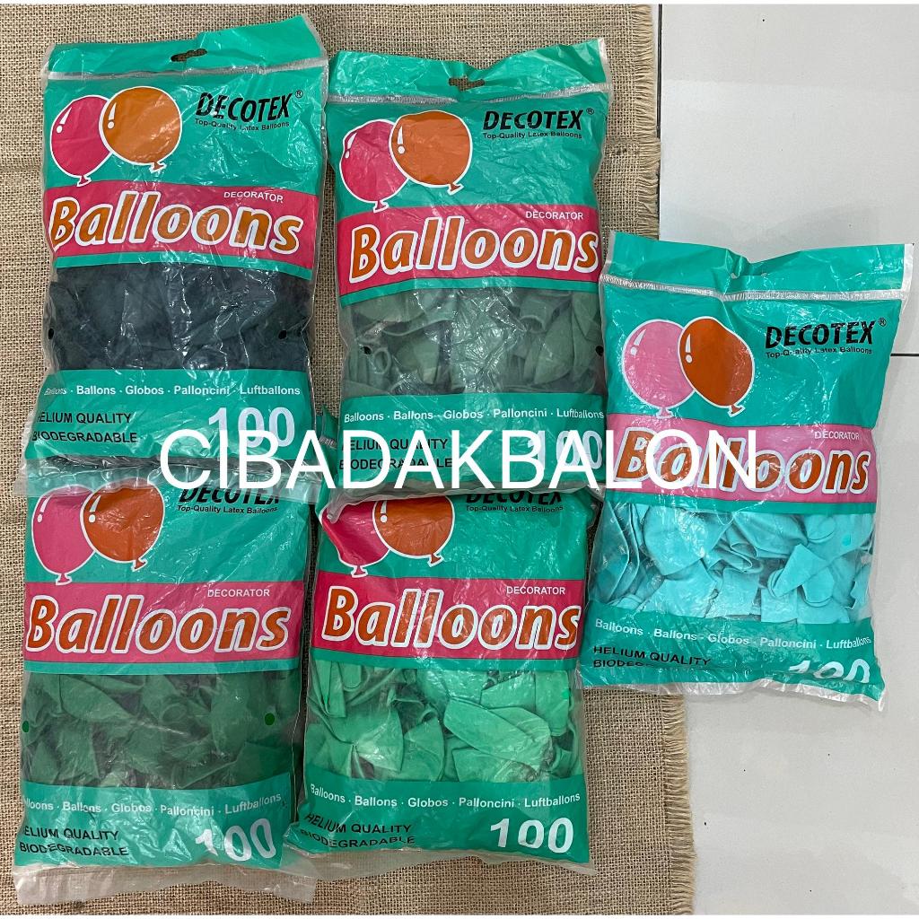 Jual Balon Latex Doff DECOTEX TEBAL 3.2gram 12 Inch / Decoloon / Latex ...