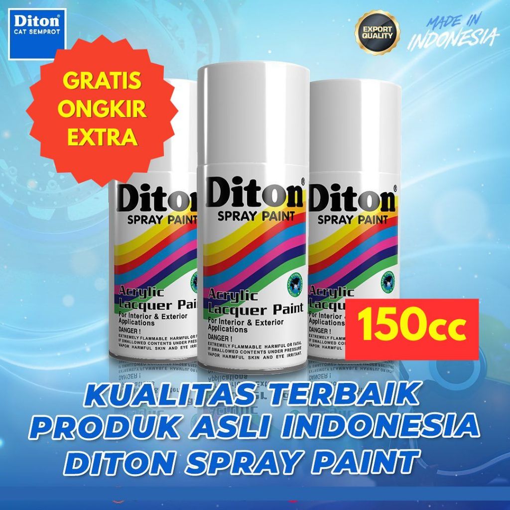 Jual Pilok Pilox Cat Diton 150cc Biru metalic. Biru muda. Ungu.Silver.Gold.Putih.Hitam doff ...