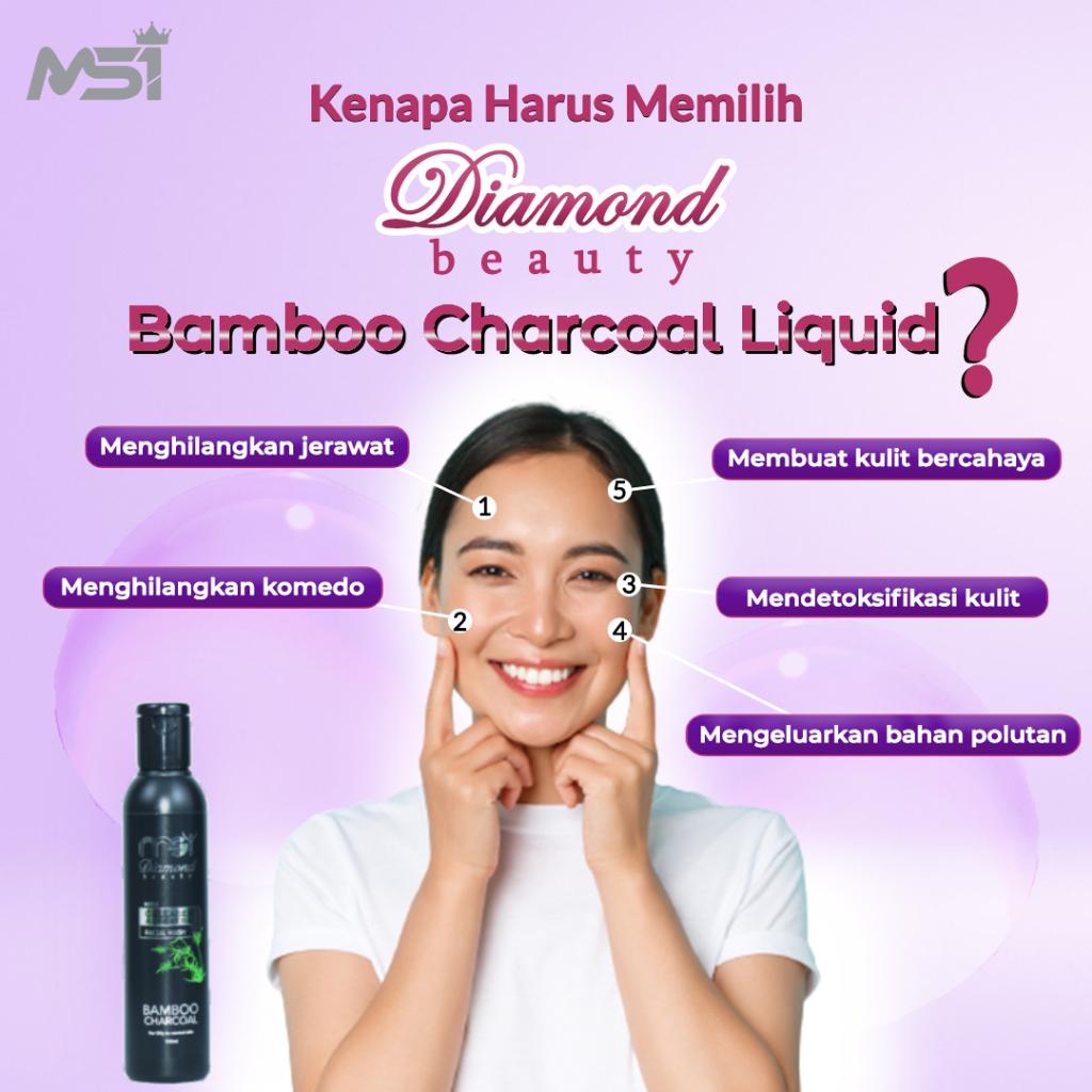 Jual MSI BAMBOO CAIR CHARCOAL FACIAL WASH SABUN PERAWATAN WAJAH ...