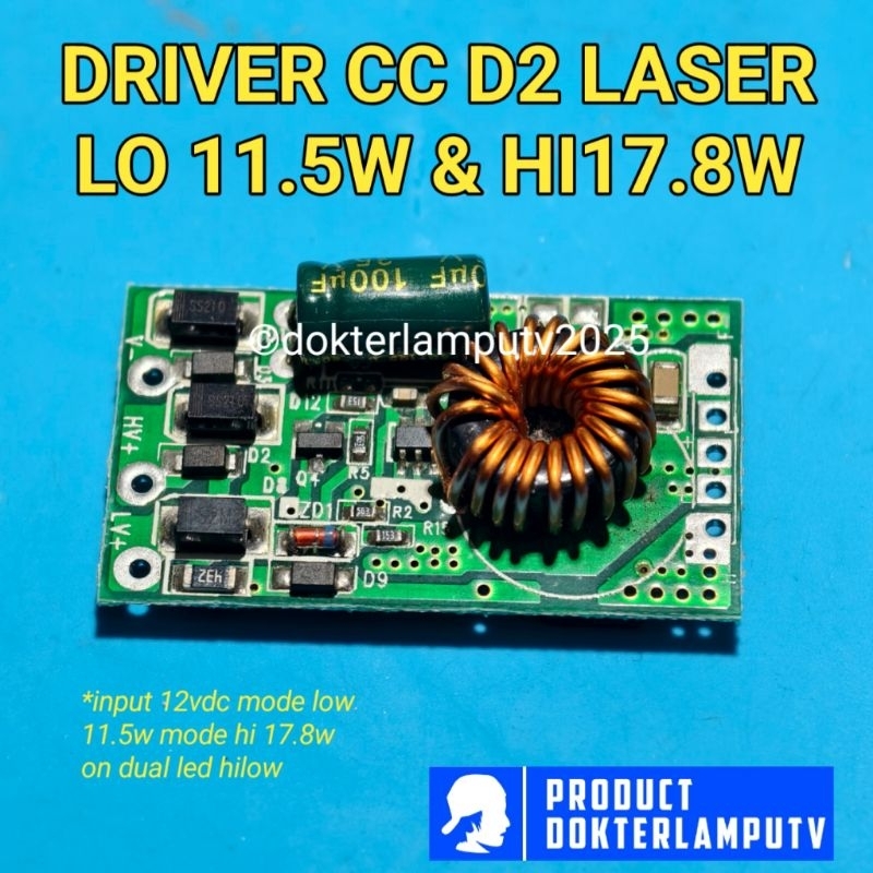 Jual DRIVER LED CC UNIVERSAL 12V DC INPUT BISA UNTUK DAYMAKER BILED D2 ...