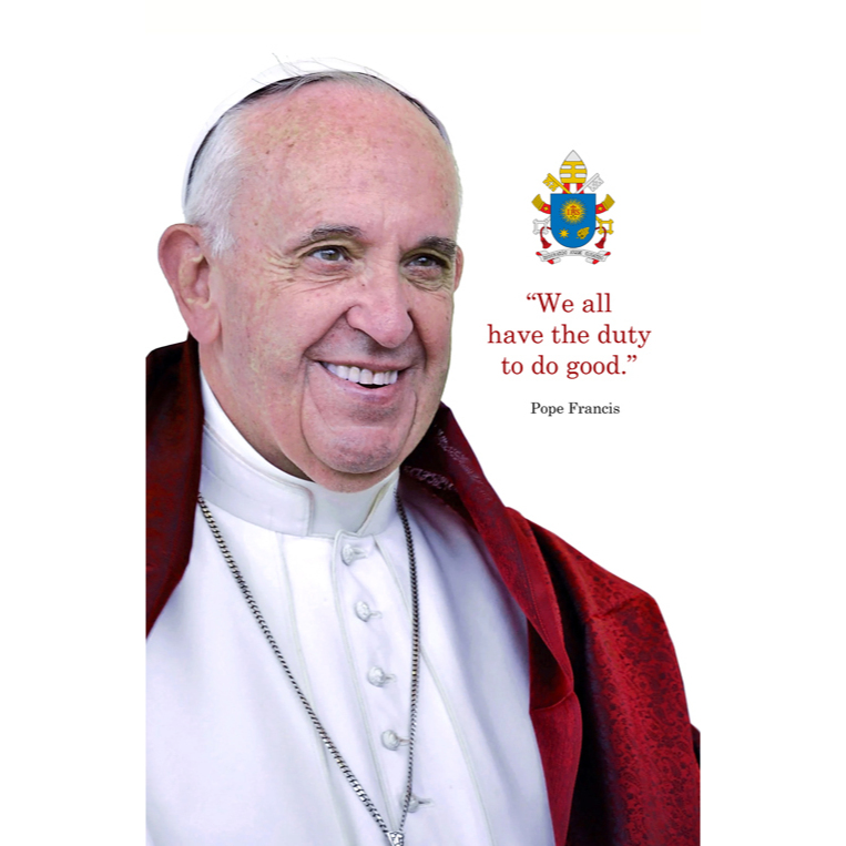 Jual Poster Pope Francis Quote 2 | Shopee Indonesia