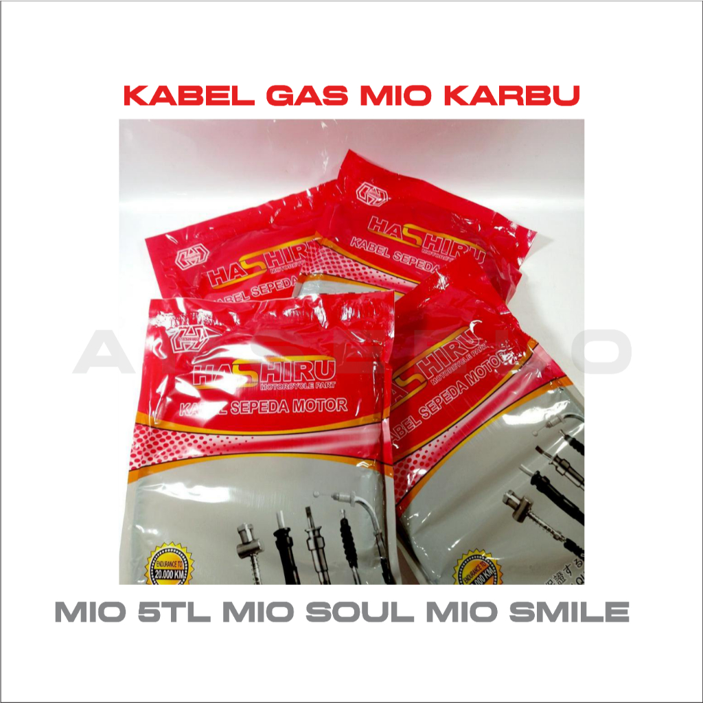 Jual Kabel Gas Motor Mio Karbu 5TL Mio Smile Mio soul Hashiru | Shopee ...