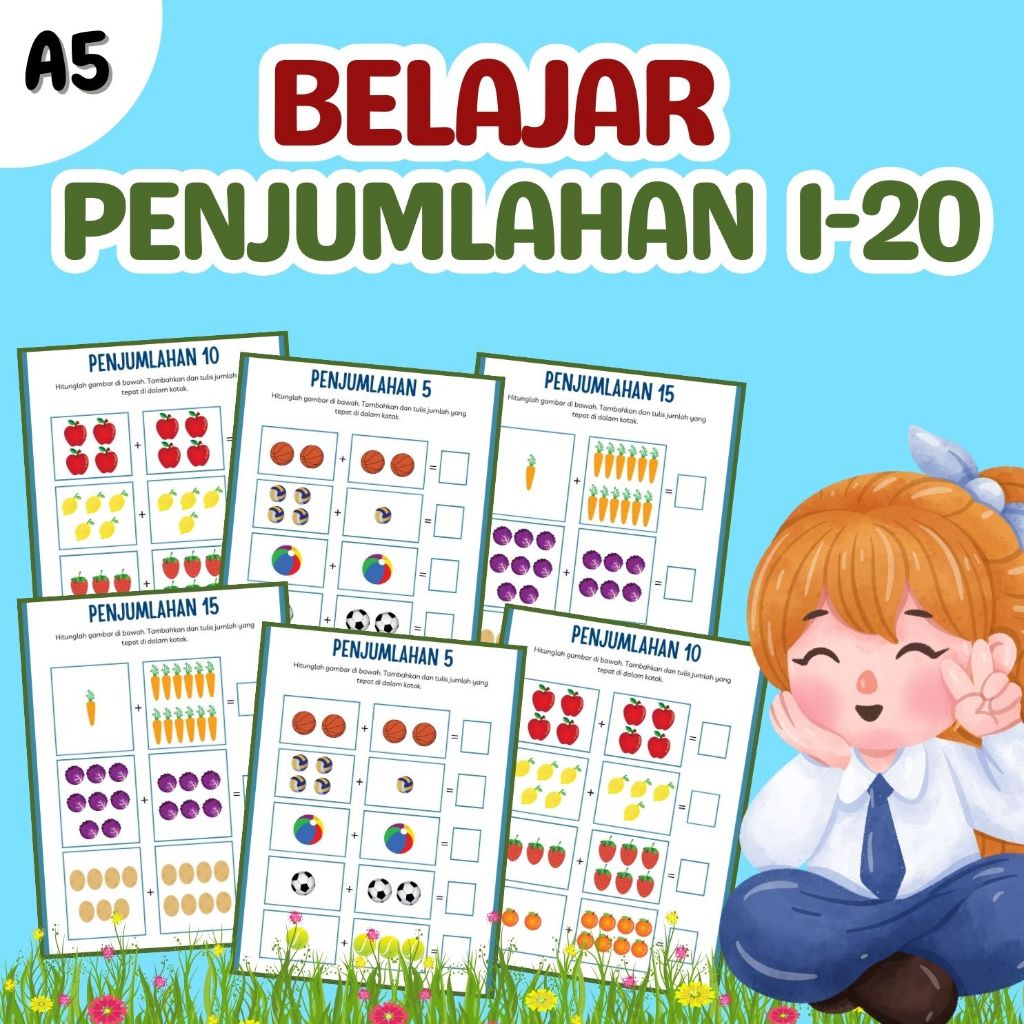 Jual Pengurangan dan Penjumlahan Lembar Kerja Matematika/Soal Latihan ...
