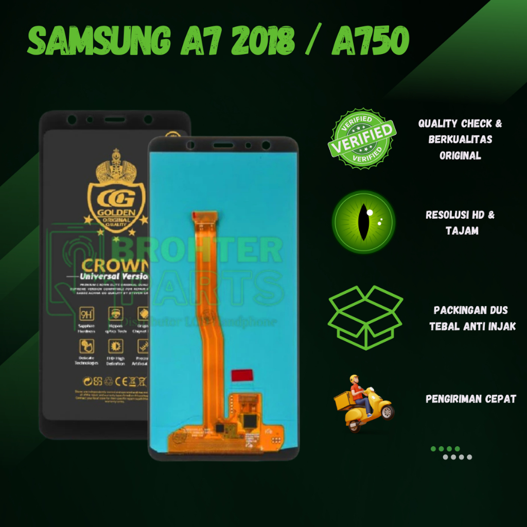 Jual LCD SAMSUNG A7 2018 / A750 / (SAMSUNG GALAXY A7 2018) TOUCHSCREEN FULLSET COMPLETE ORIGINAL ...