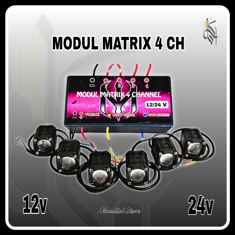 Jual Modul Matrix 4 Channel, Cocok Untuk Lampu Biled,Laser Atau lampu ...
