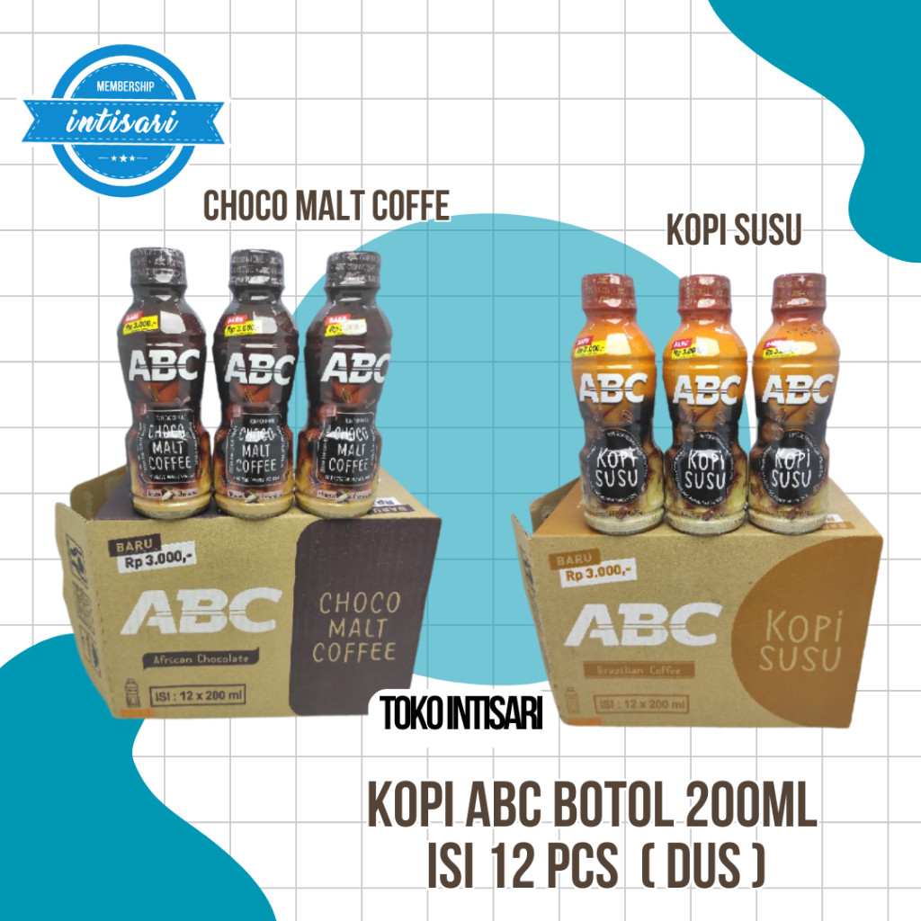 Jual Kopi ABC Botol 200ml ISI 12 PCS ( DUS) | Shopee Indonesia