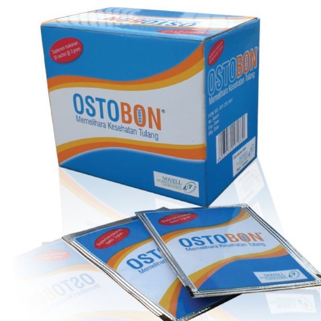 Jual OSTOBON vitamin tulang sachet box | Shopee Indonesia