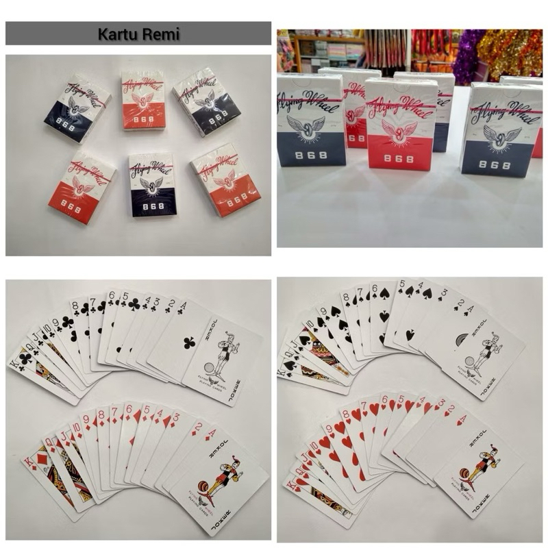 Jual Kartu Remi Flying Wheels ( Playing Cards ) | Shopee Indonesia