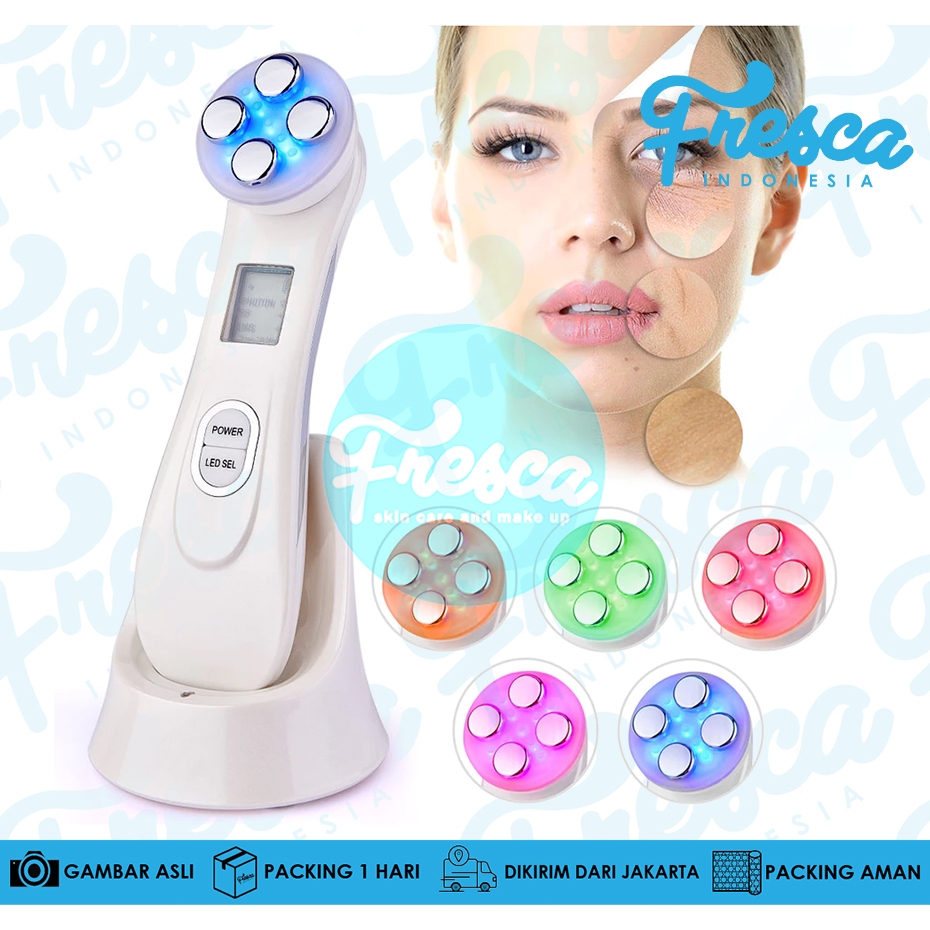 Jual 5 in 1 MESOTHERAPY - Radio Frequency (RF) & (EMS) LED PHOTON Beauty Instrument Original ...