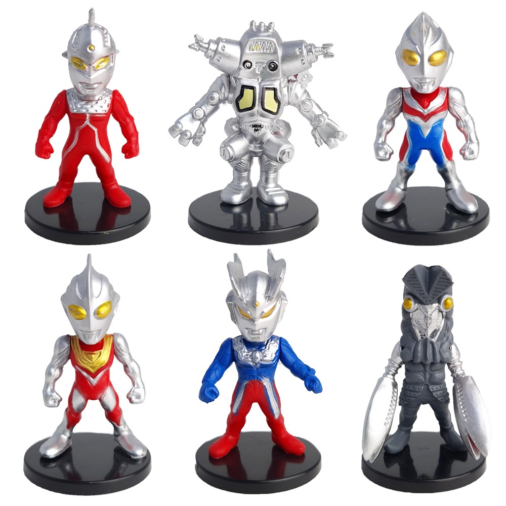 Jual Satu Set Mainan Figure Ultraman Topper Kue Ultraman Taro Ultraman ...