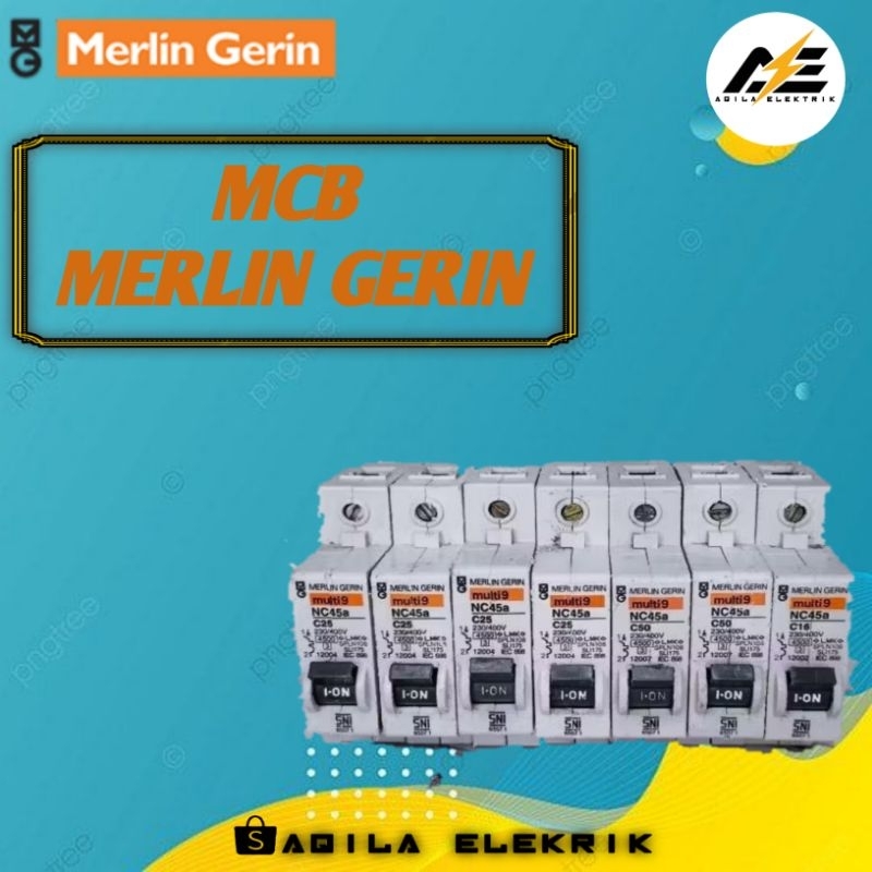 Jual MCB Merlin Gerin 1 phase 2a 4a 6a 10a 16a 20a 25a 35a 50a second di jamin normal original ...