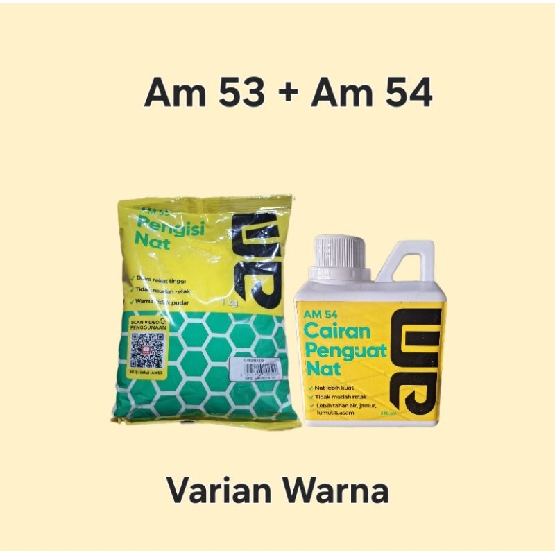 Jual Am 53 Pengisi Nat + Am 54 Cairan Penguat Nat 1 set Varian Warna ...