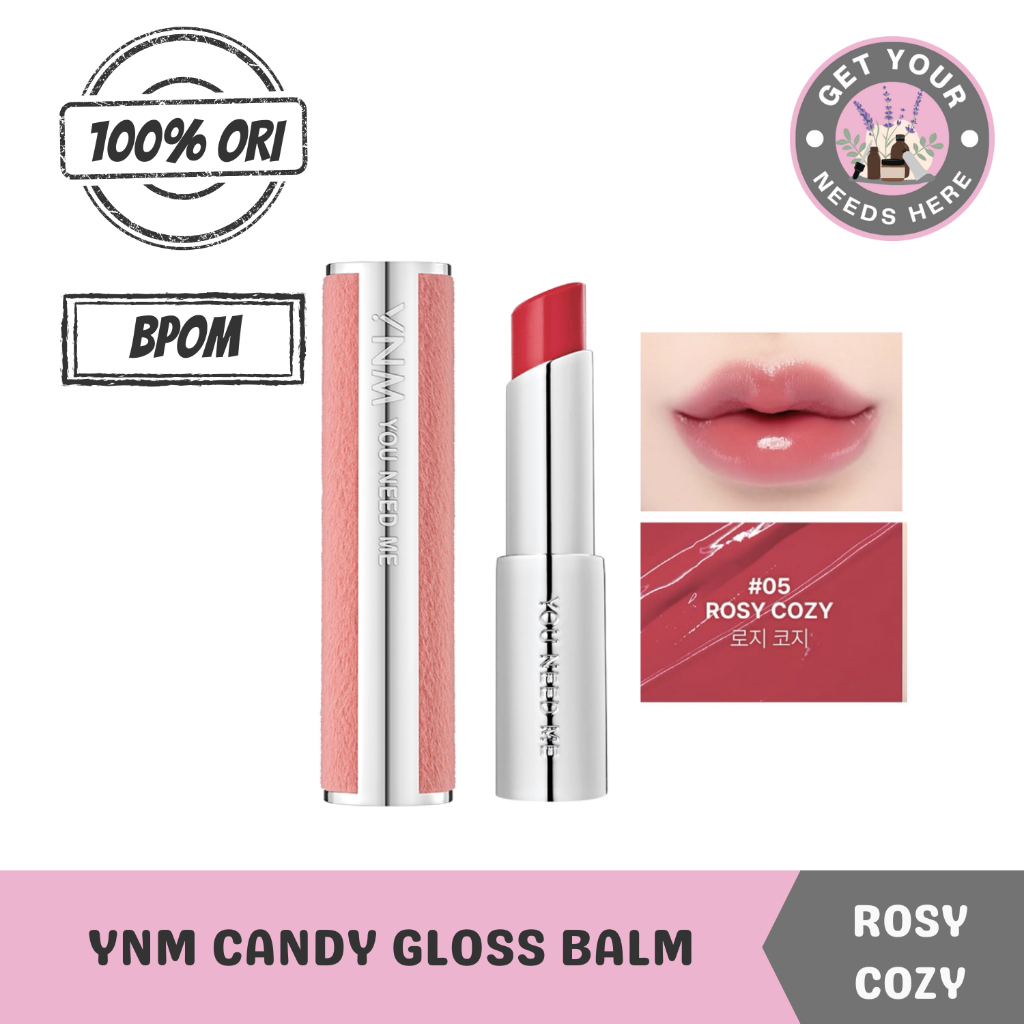 Jual YNM CANDY GLOSS BALM - ROSY COZY [LIP GLOSS VIRAL] | Shopee Indonesia