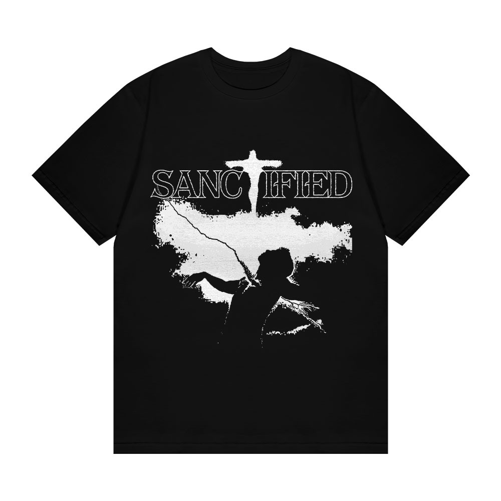 Jual PROOF X MRJN - Black Tshirt SANCTIFIED | Shopee Indonesia