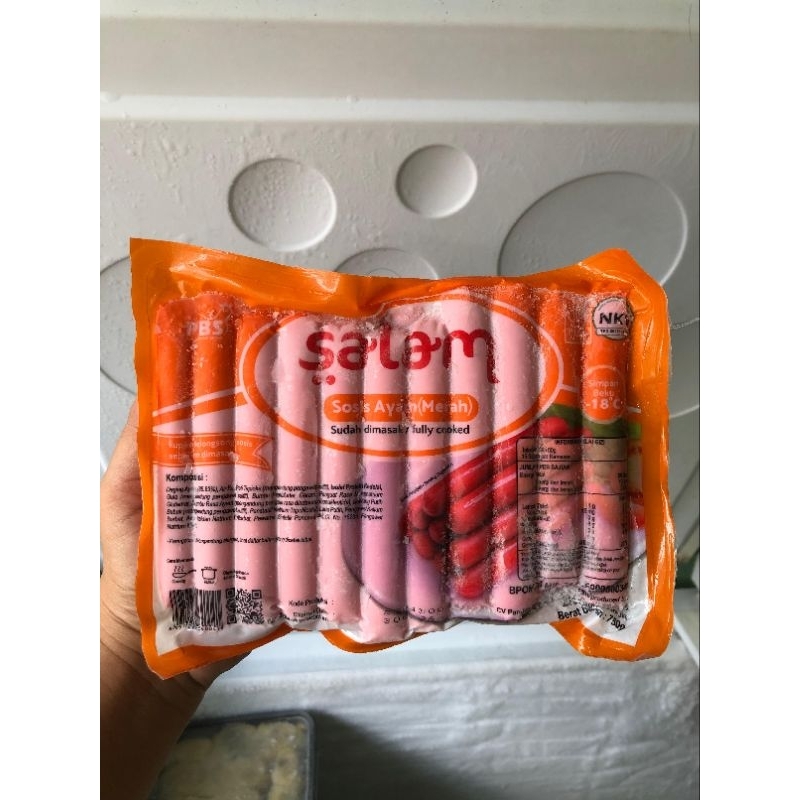 Jual SOSIS SALAM MERAH 750Gram | Shopee Indonesia
